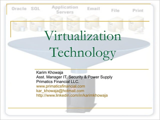 Virtualization | PPT