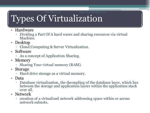 Virtualization