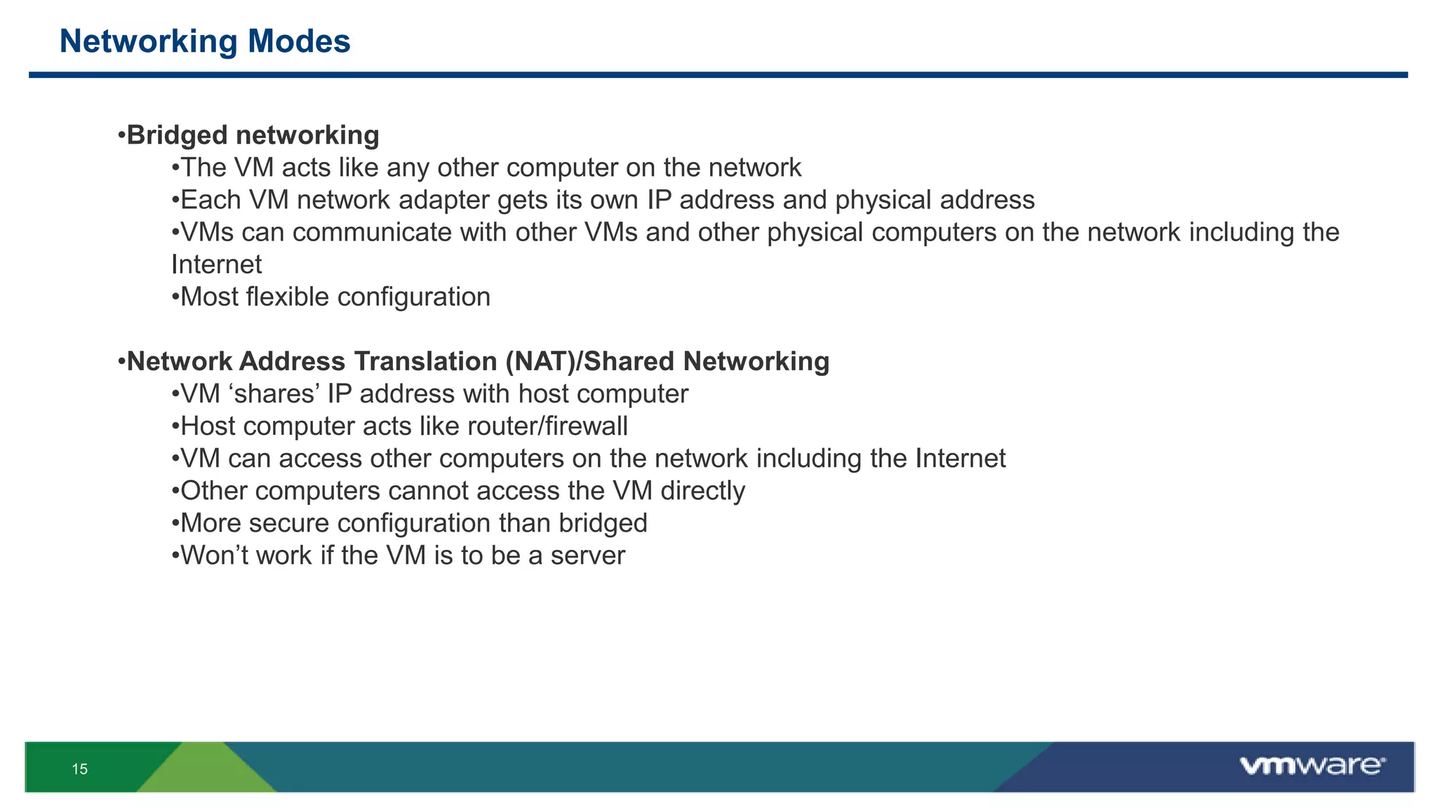 Virtualization using VMWare Workstation | PPTX