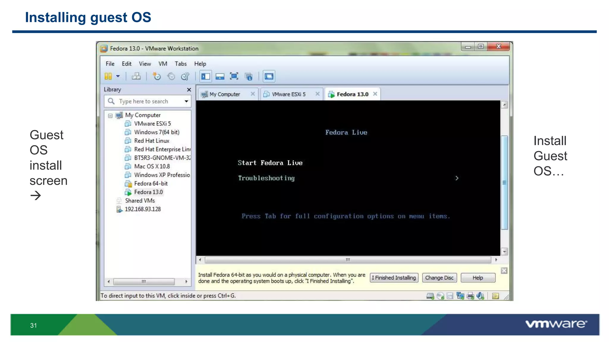 Virtualization using VMWare Workstation | PPTX