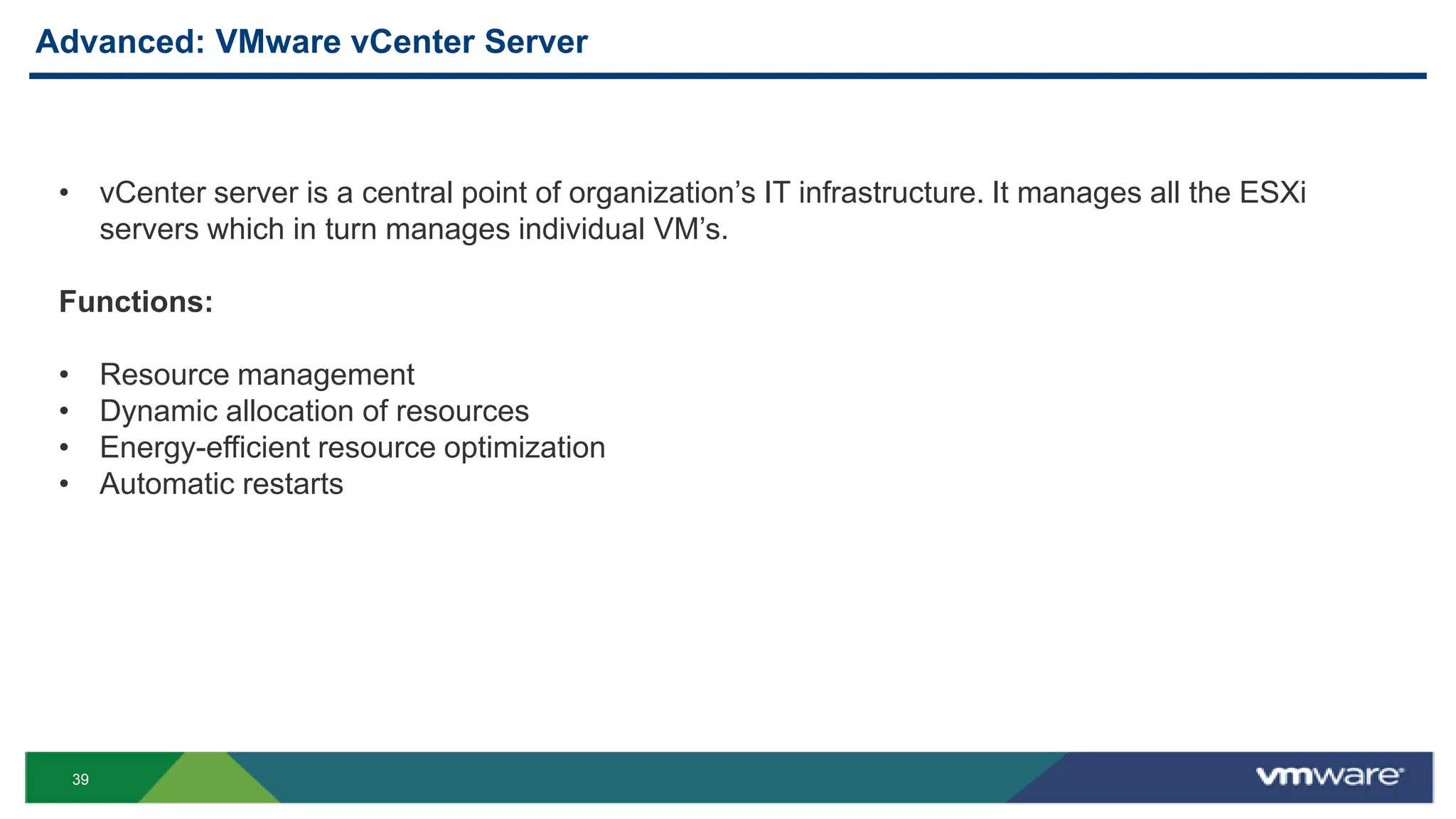 Virtualization using VMWare Workstation | PPTX