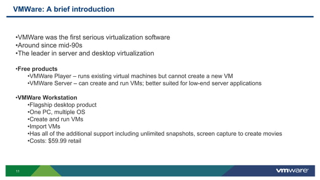 Virtualization using VMWare Workstation | PPTX | Operating Systems | Computer Software and ...