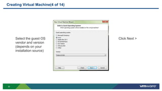 Virtualization using VMWare Workstation | PPTX