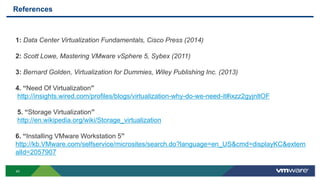 Virtualization using VMWare Workstation | PPTX