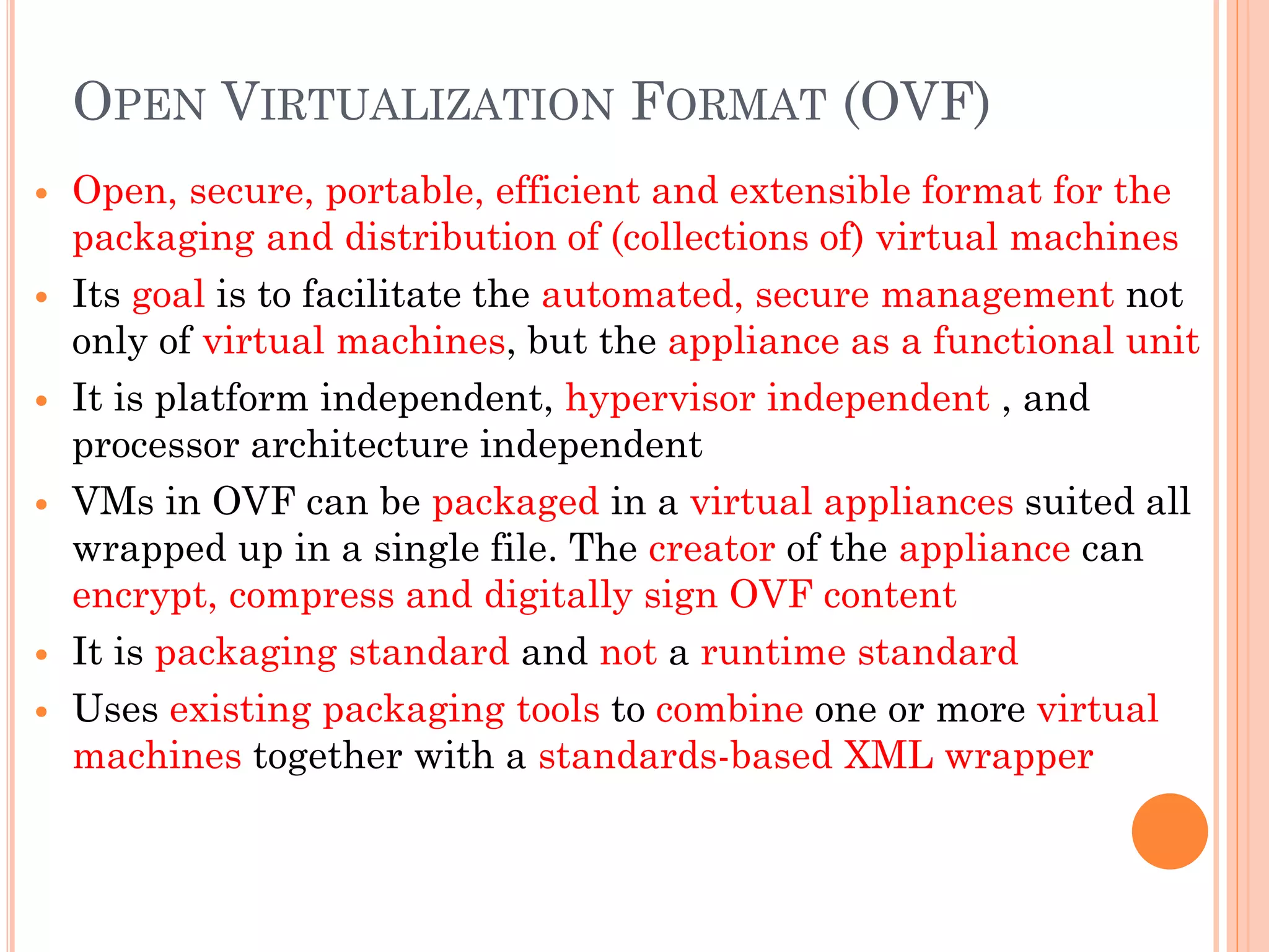 Virtualization And Open Virtualization Format Ovf Ppt