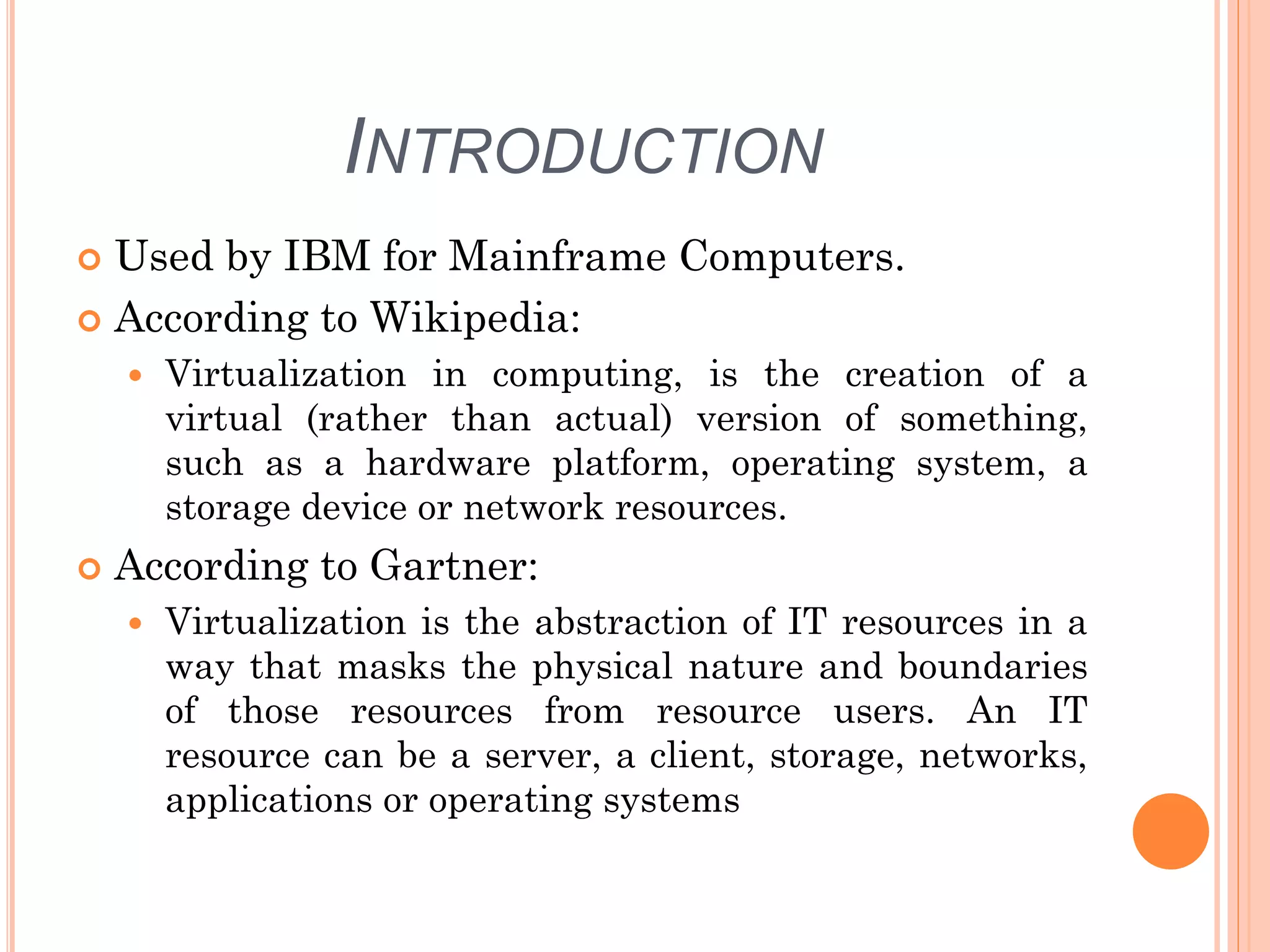 Virtualization and Open Virtualization Format (OVF) | PPTX