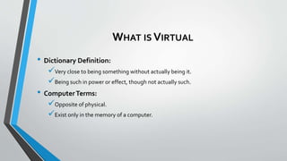 Virtualization | PPT