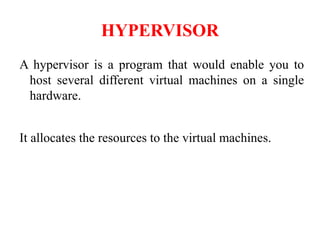 Virtualization concepts in OS | PPT