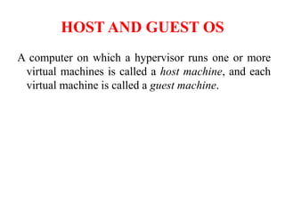 Virtualization concepts in OS | PPT