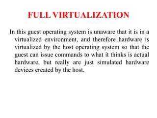 Virtualization concepts in OS | PPT