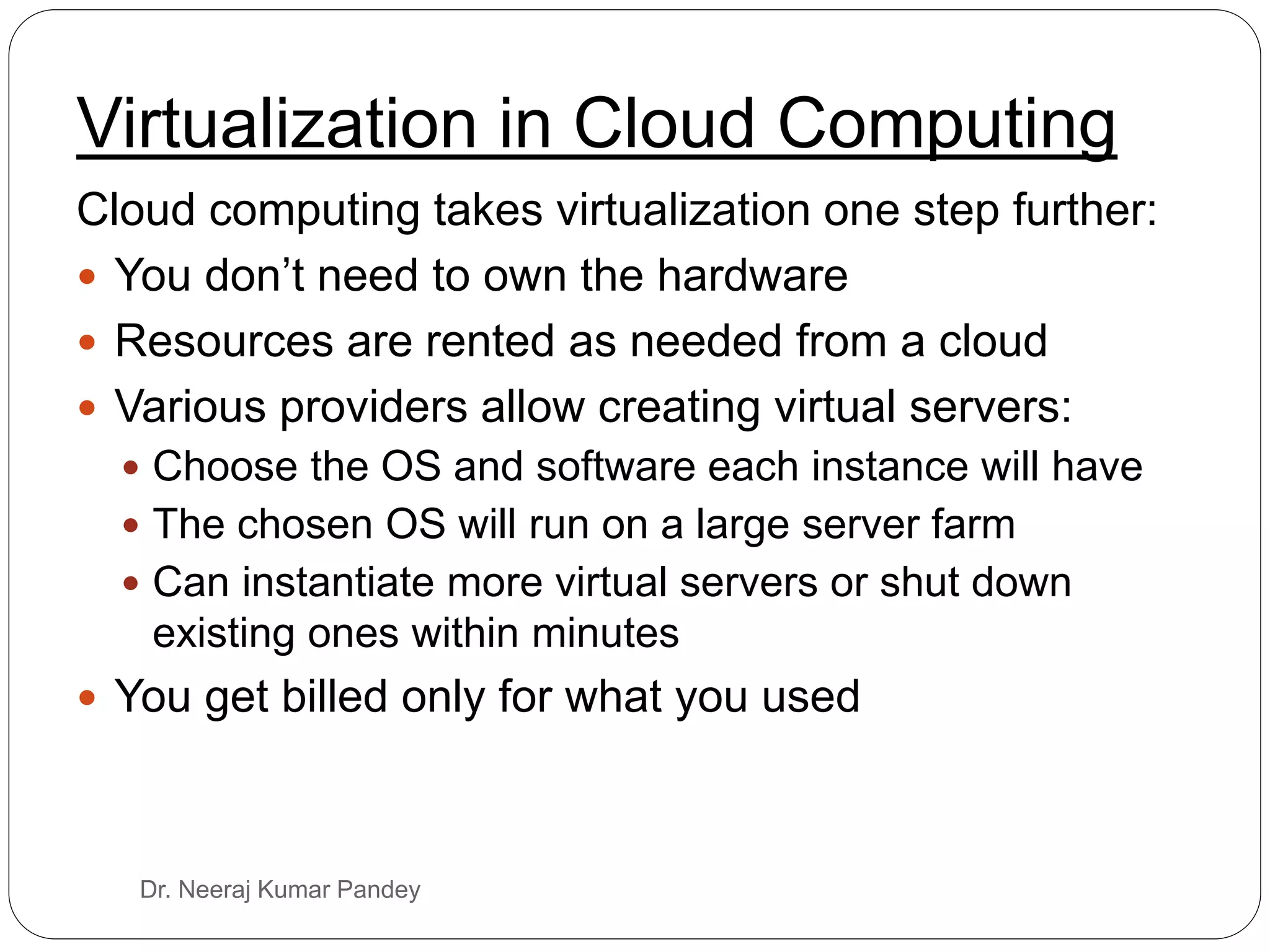 Cloud Computing: Virtualization | PPTX
