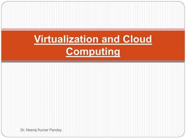 Cloud Computing: Virtualization | PPTX