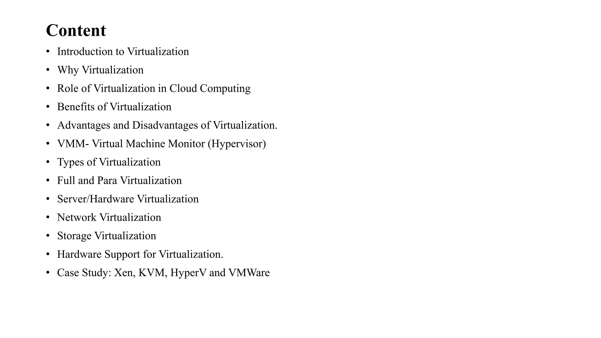 Virtualization- Cloud Computing | PPTX
