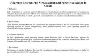 Virtualization- Cloud Computing | PPTX
