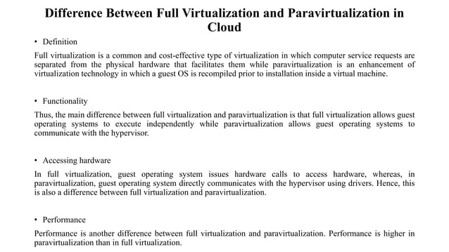 Virtualization- Cloud Computing | PPTX | Cloud Computing | Internet