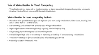 Virtualization- Cloud Computing | PPTX