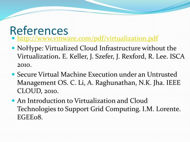 Virtualization | PPTX | Cloud Computing | Internet