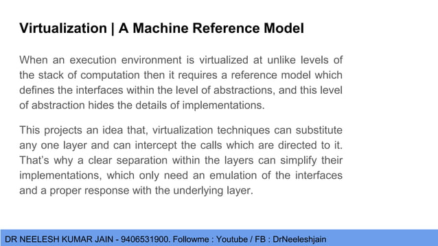 Virtualization in Cloud Computing and Machine reference Model | PPTX
