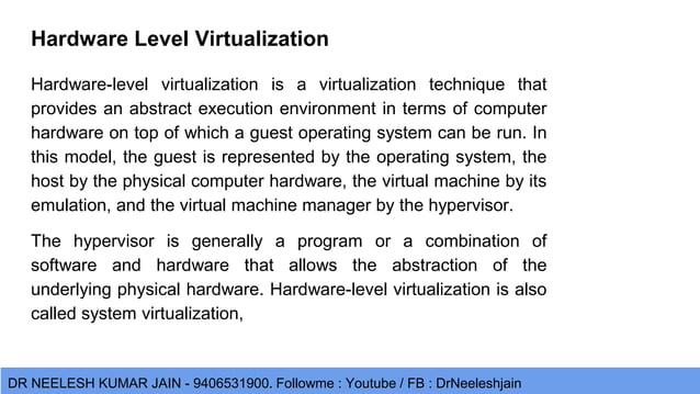 Virtualization in Cloud Computing and Machine reference Model | PPTX