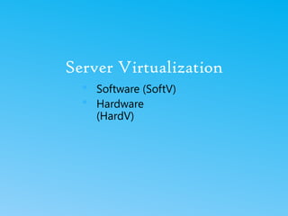 virtualization PPT for introduction and explaination | PPT