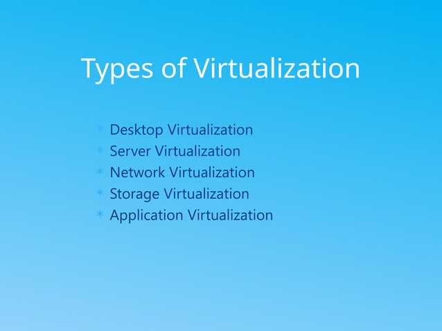 virtualization PPT for introduction and explaination | PPT
