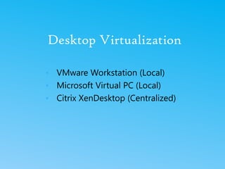 virtualization PPT for introduction and explaination | PPT