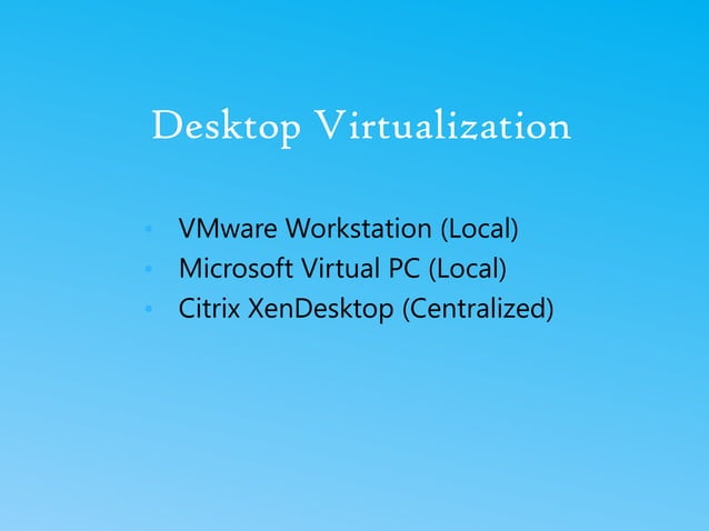 virtualization PPT for introduction and explaination | PPT