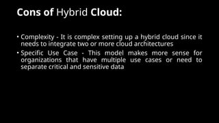 Virtualization Architecture, Cloud Deployment Models, and Service ...