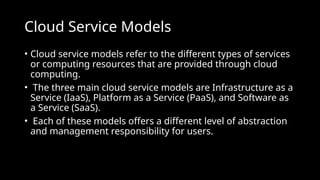 Virtualization Architecture, Cloud Deployment Models, and Service ...