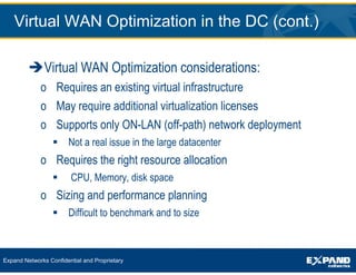 Virtualization and WAN Optimization | PPT
