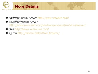 Virtualization & Global CyberSoft | PPT