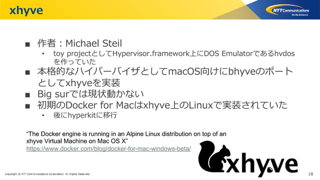 macOSの仮想化技術について ~Virtualization-rs Rust bindings for virtualization.framework ~ | PPT
