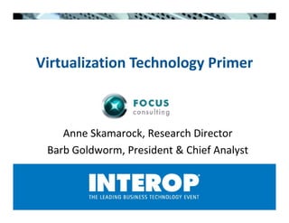 Virtualization Technology Primer | PPT