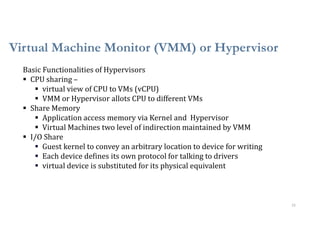 Cloud Computing Virtualization and containers | PDF
