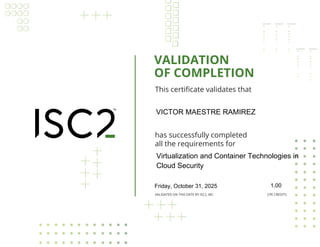 Virtualization and Container Technologies in Cloud Security - ISC2 ...