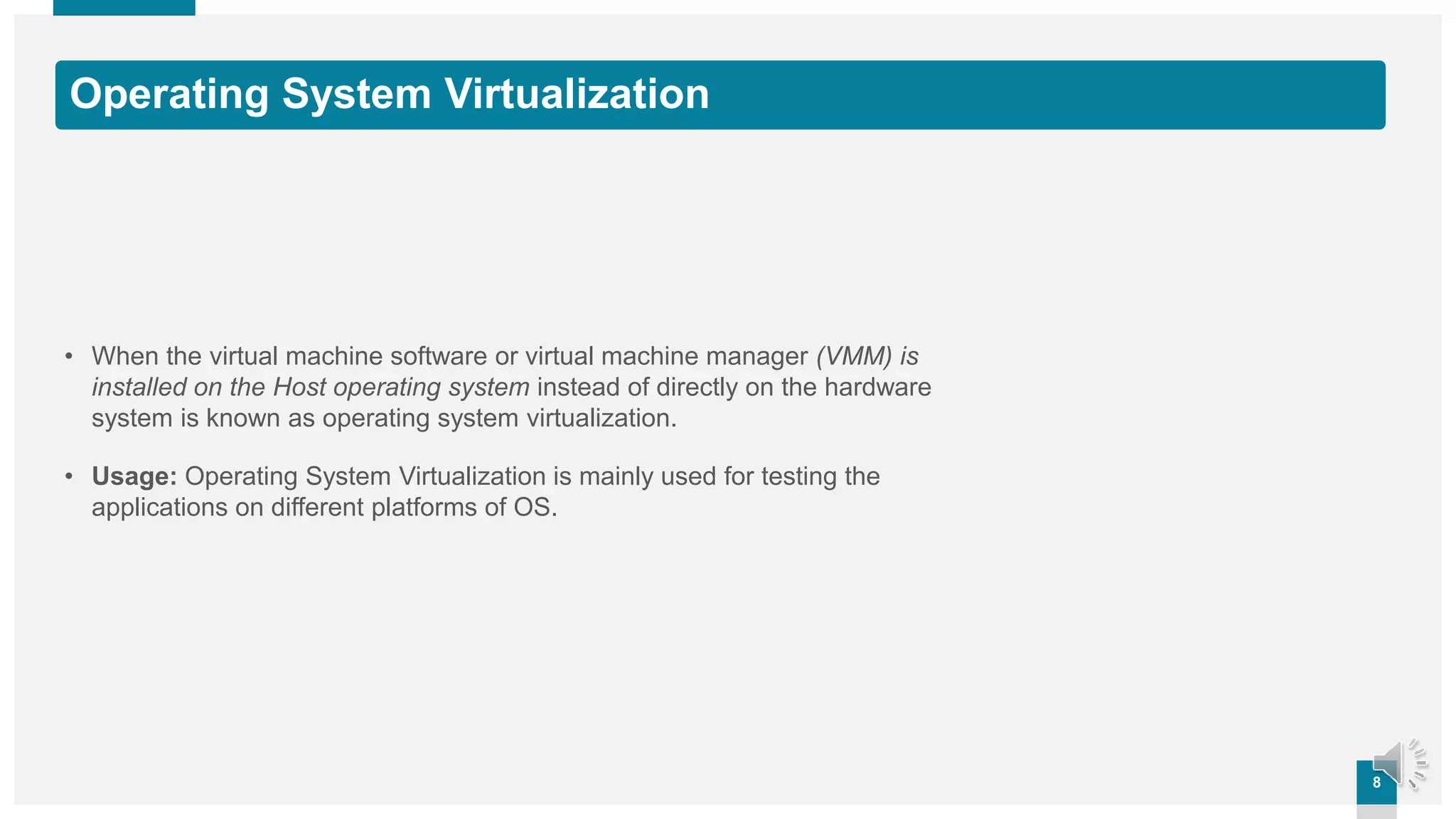 Virtualization and its importance and implementation levels | PPTX