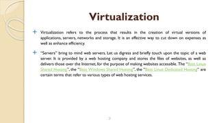 Virtualization and its Types | PPTX