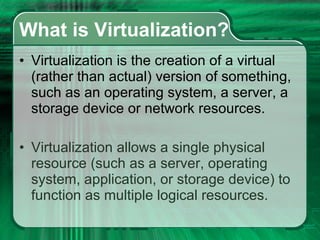 SYSAD323 Virtualization Basics | PPT