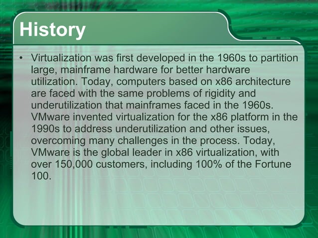 SYSAD323 Virtualization Basics | PPT