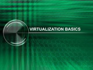 SYSAD323 Virtualization Basics | PPT