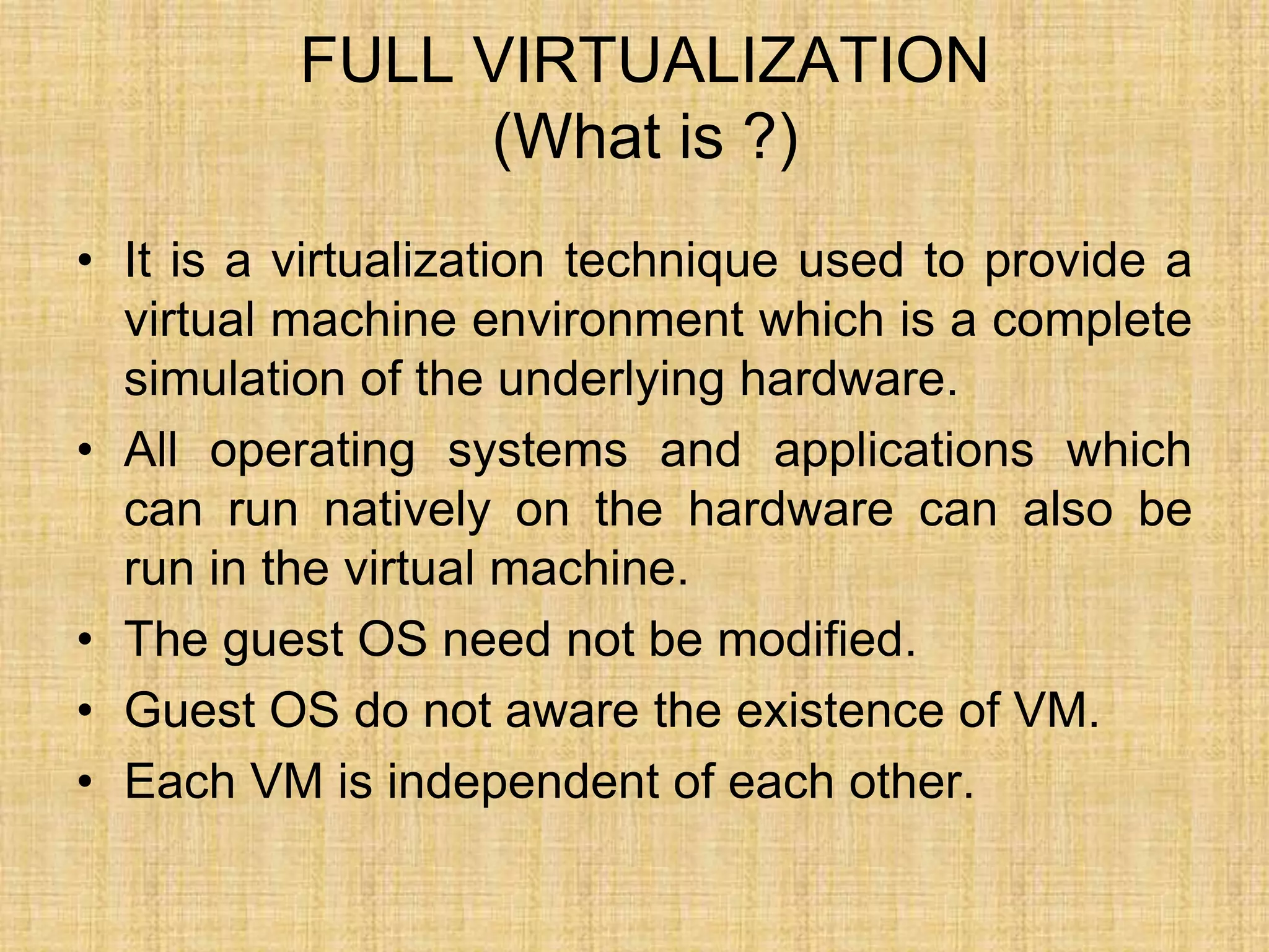 Virtualization basics | PPSX