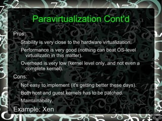 Virtualization Techniques & Cloud Compting | ODP | Cloud Computing | Internet