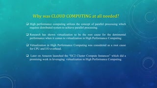 Virtualization & cloud computing | PPT