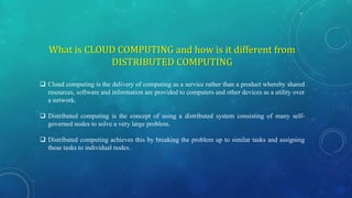 Virtualization & cloud computing | PPT