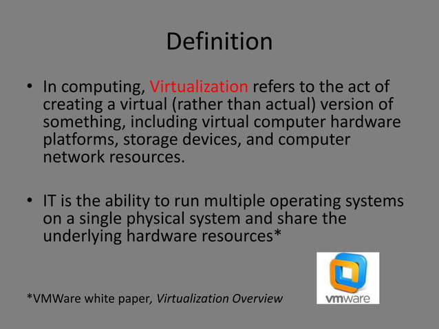 Virtualization&cloud computing | PPTX | Cloud Computing | Internet