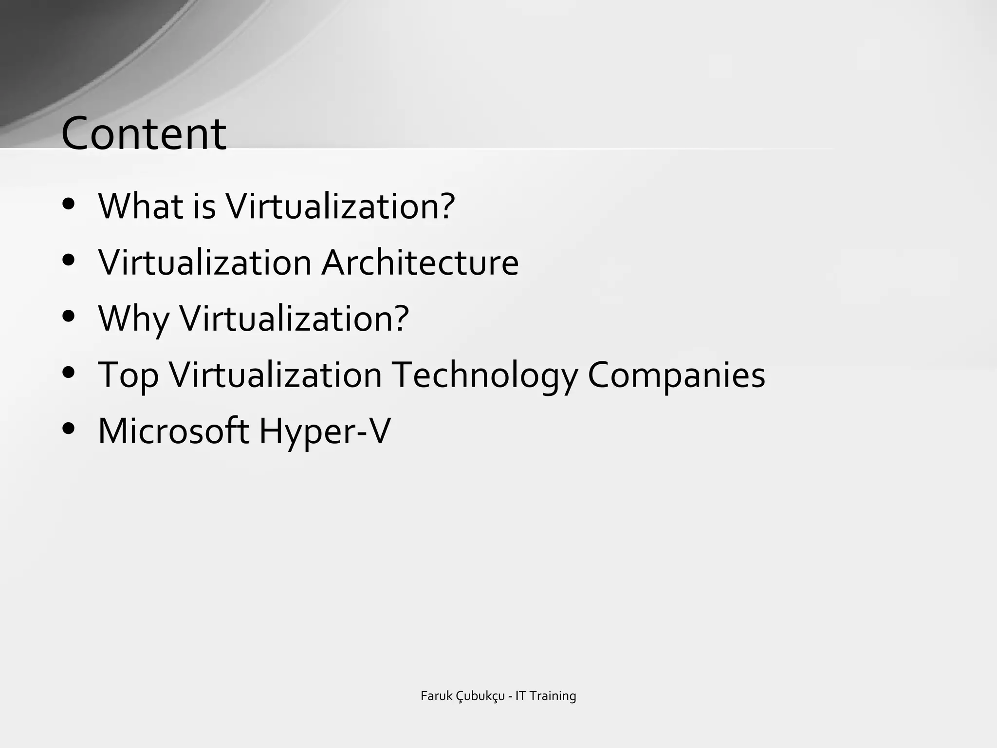 Virtualization | PPT