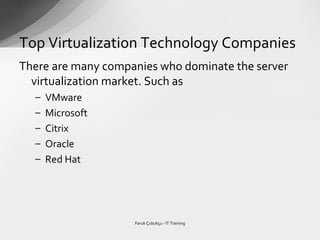 Virtualization | PPT