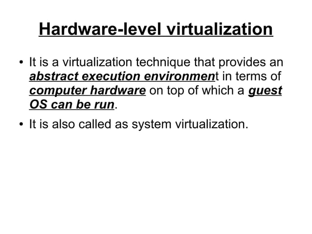 Introduction to Virtualization | ODP