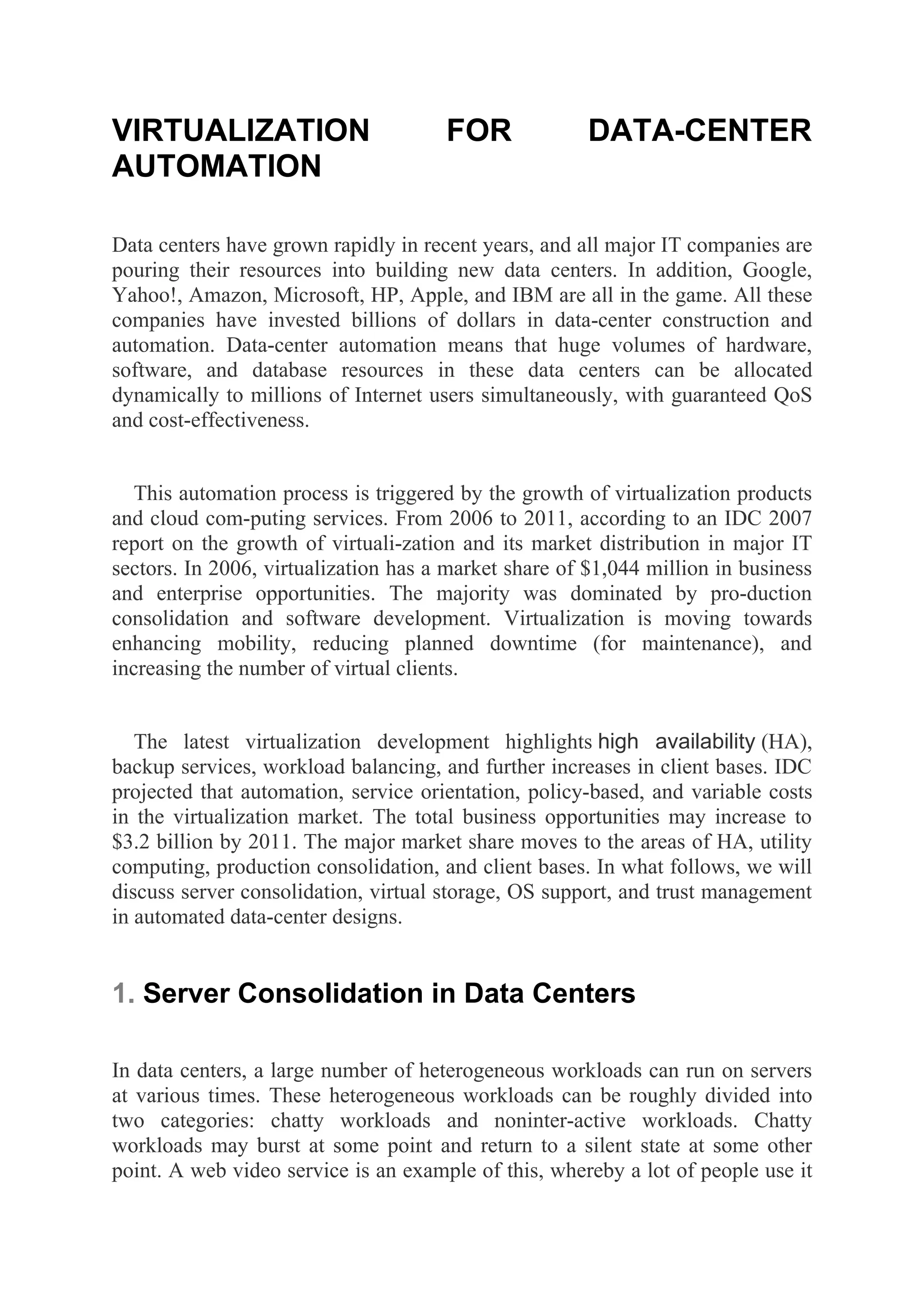 VIRTUALIZATION FOR DATA CNTER AUTOMATION.docx