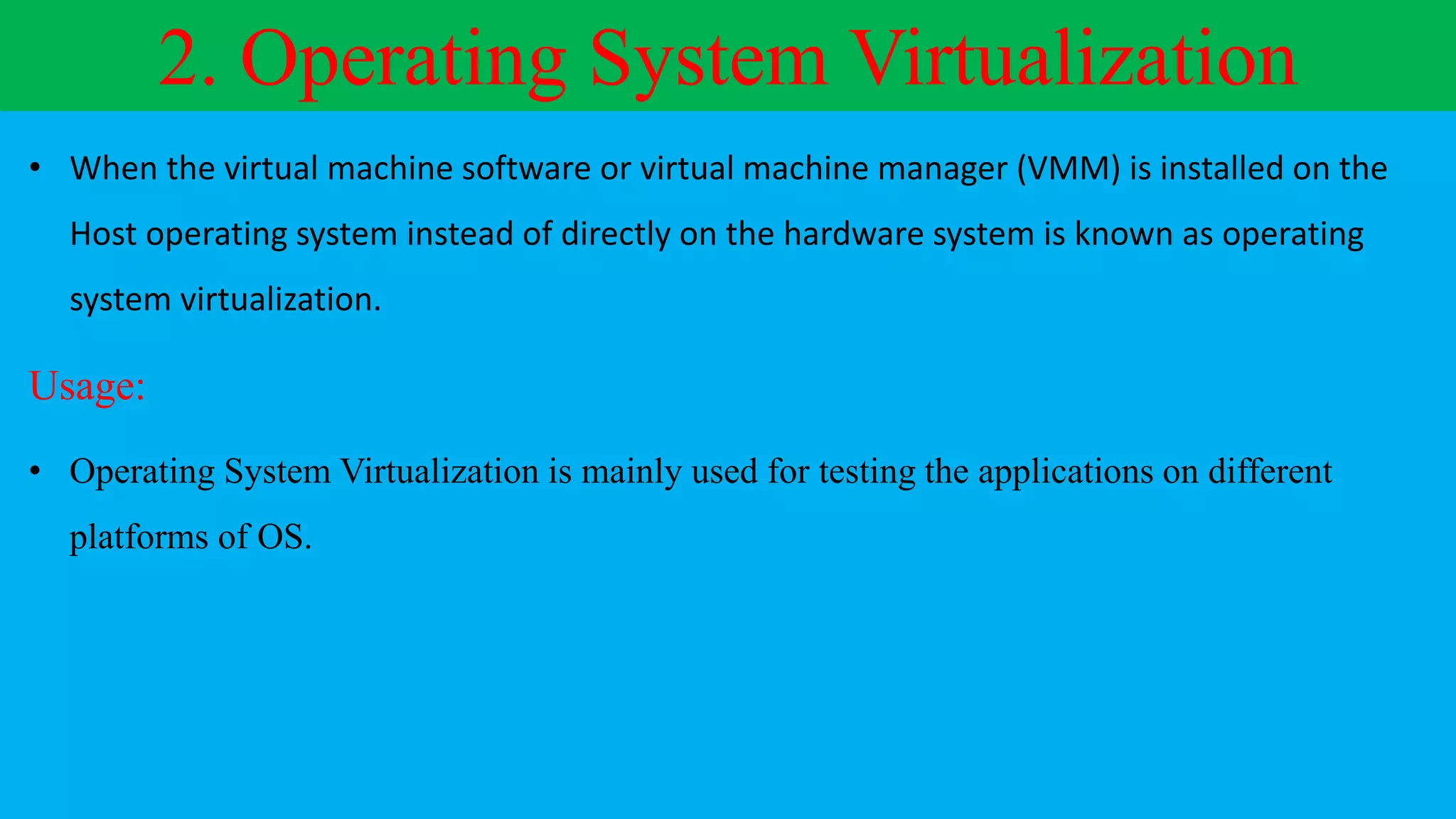 Virtualization in cloud computing | PPTX